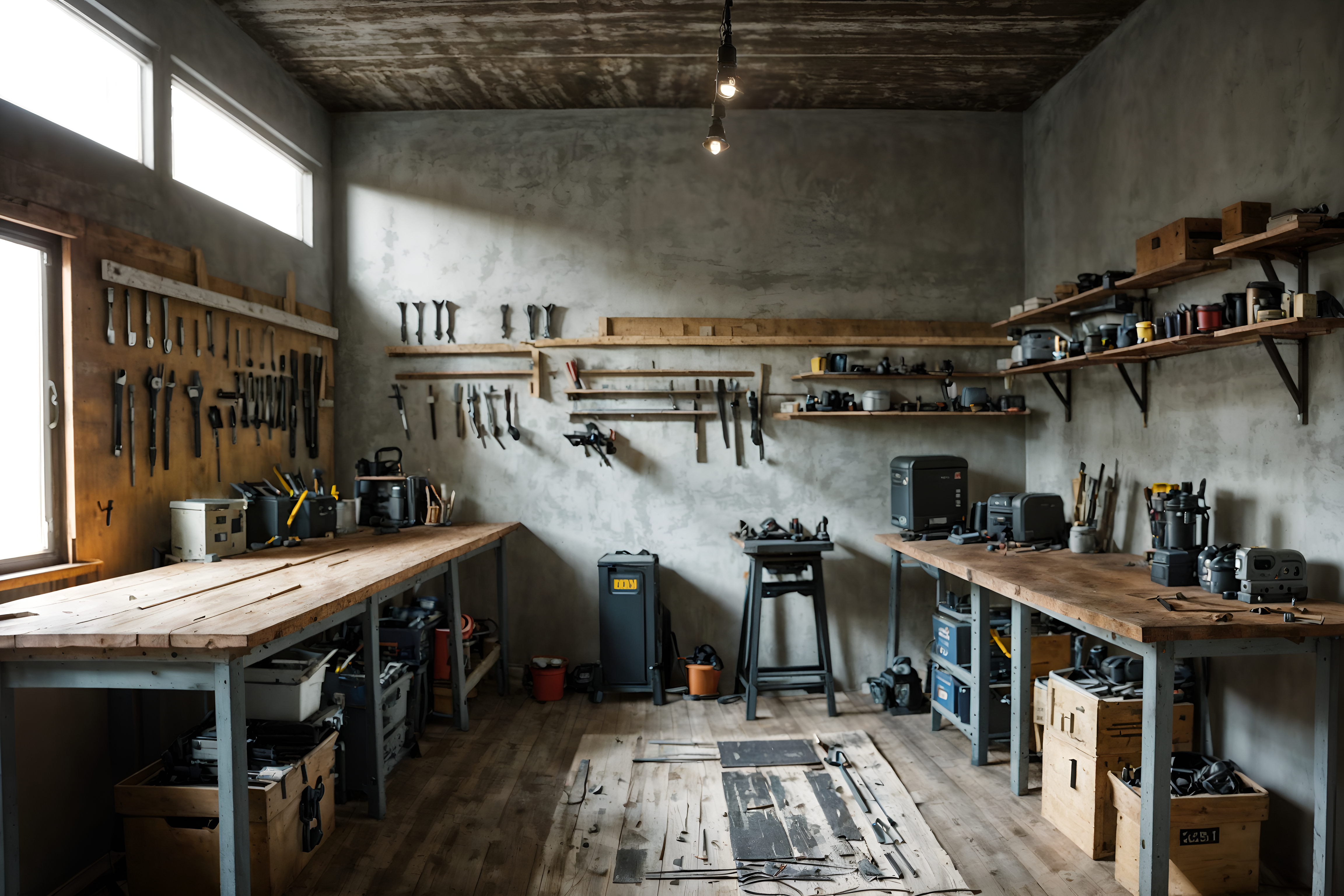 Photo From Pinterest Of Simple-style Interior Designed Workshop ...